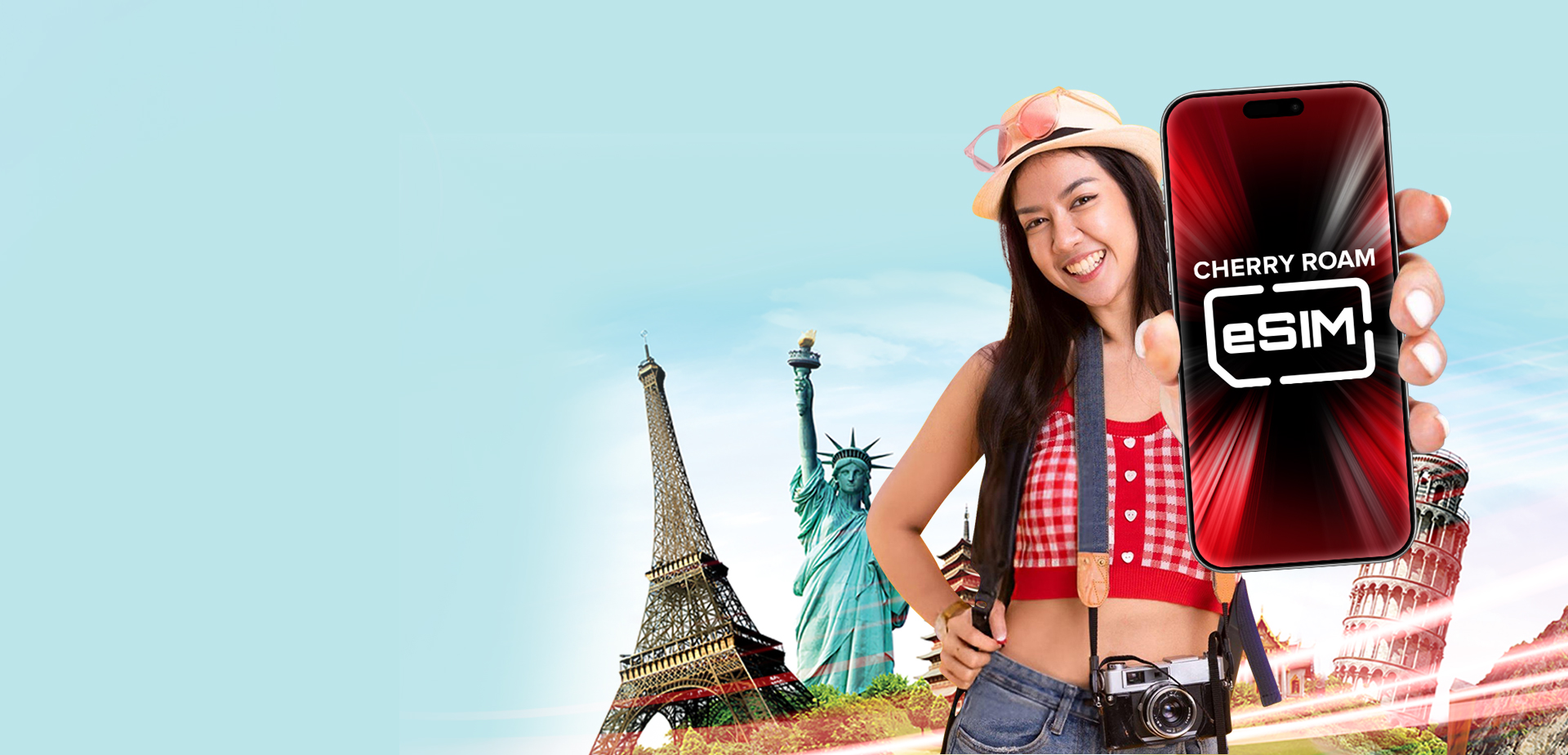 Cherry Roam – Ultimate Travel Wifi Partner